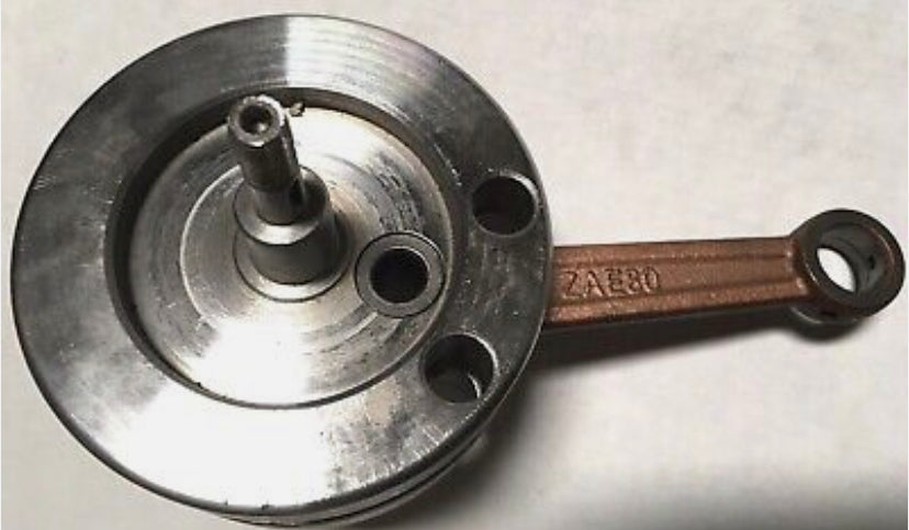 80cc bicycle GAS motor ENGINE- CRANK crankshaft ZAE-80 JS80 long conne ...